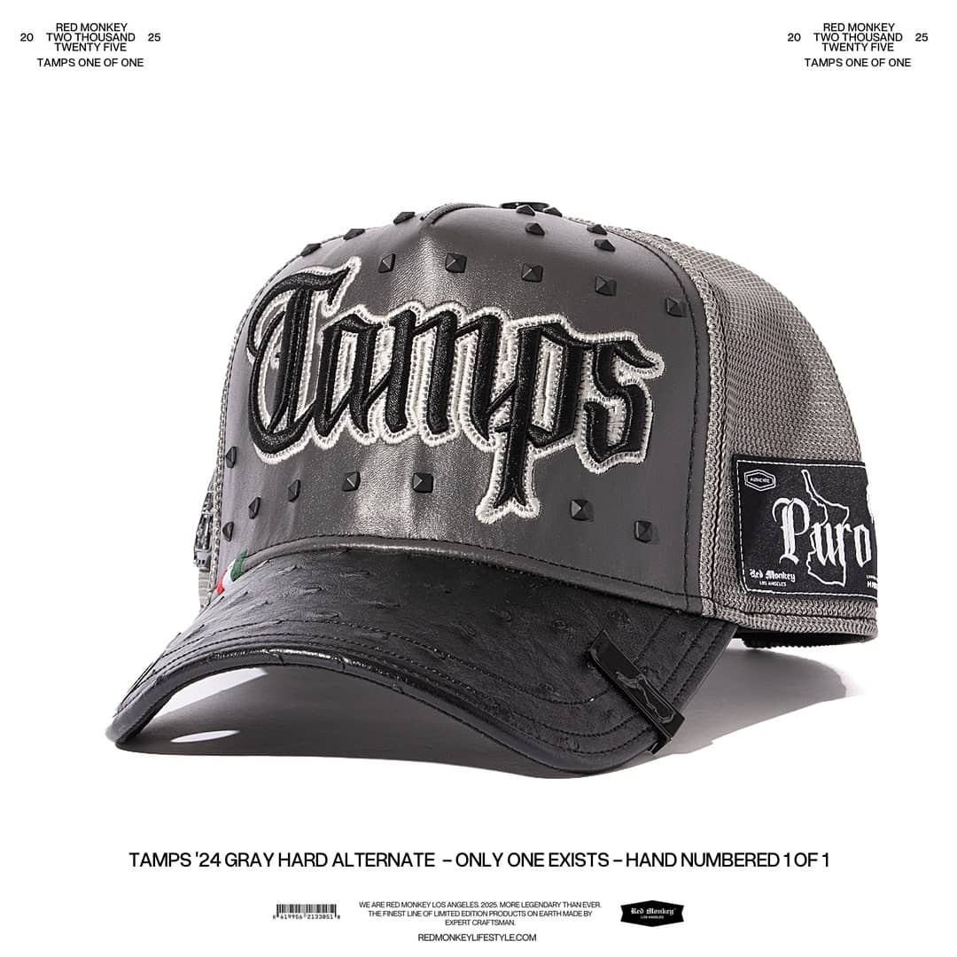 Tamps '24 Gray Hard Alt - Hand Numbered #1 – Red Monkey Lifestyle